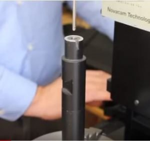 How to measure axial straightness of bore, tube, or barrel IDs - Novacam